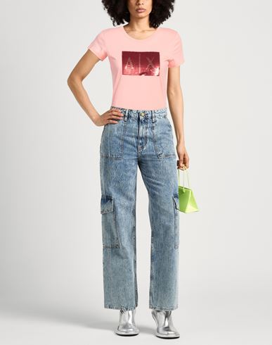 ARMANI EXCHANGE ARMANI EXCHANGE Cotton T-Shirt with Appliqués